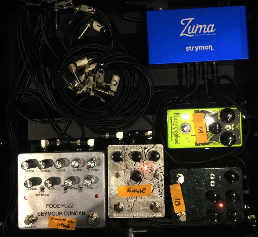 The brutal beauty of Kevin Shields' pedalboard - Space Echo